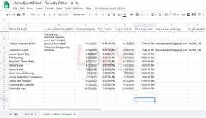 How to create Google Calendar events from Google Sheets - The Lazy Writer